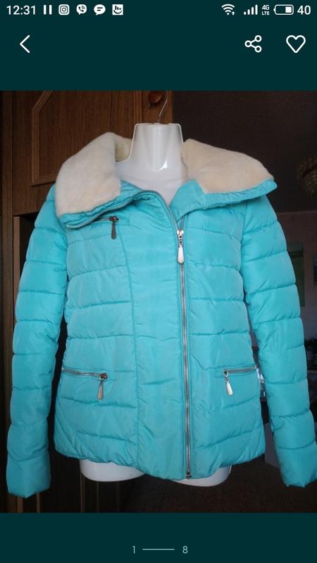 Курточка весняна бірюзова мятная — цена 370 грн в каталоге Куртки Купить женские вещи по