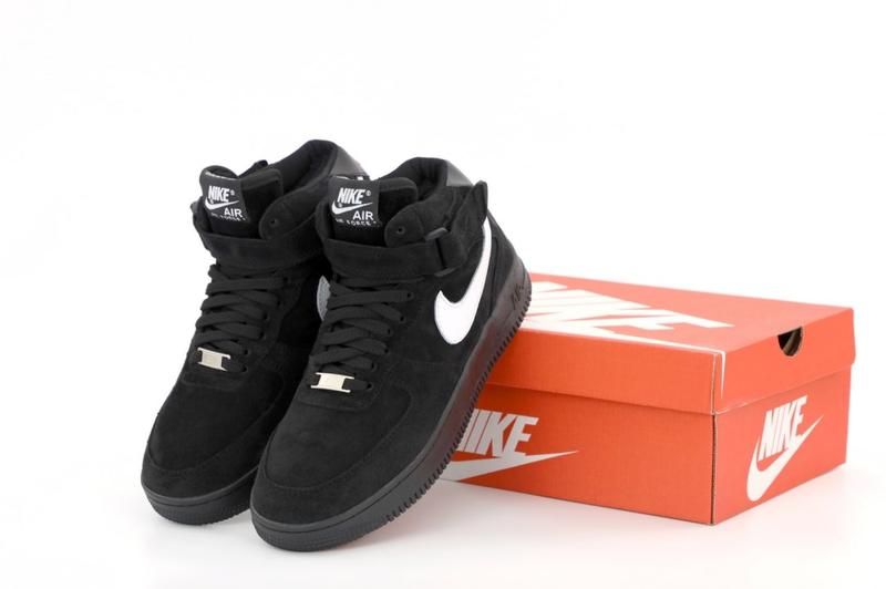 Мужские высокие кроссовки с мехом nike air force#найк — цена 2600 грн в ...