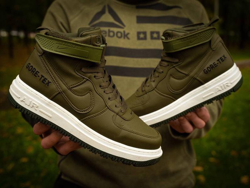 Мужские кроссовки nike air force gore-tex haki — цена 2450 грн в ...