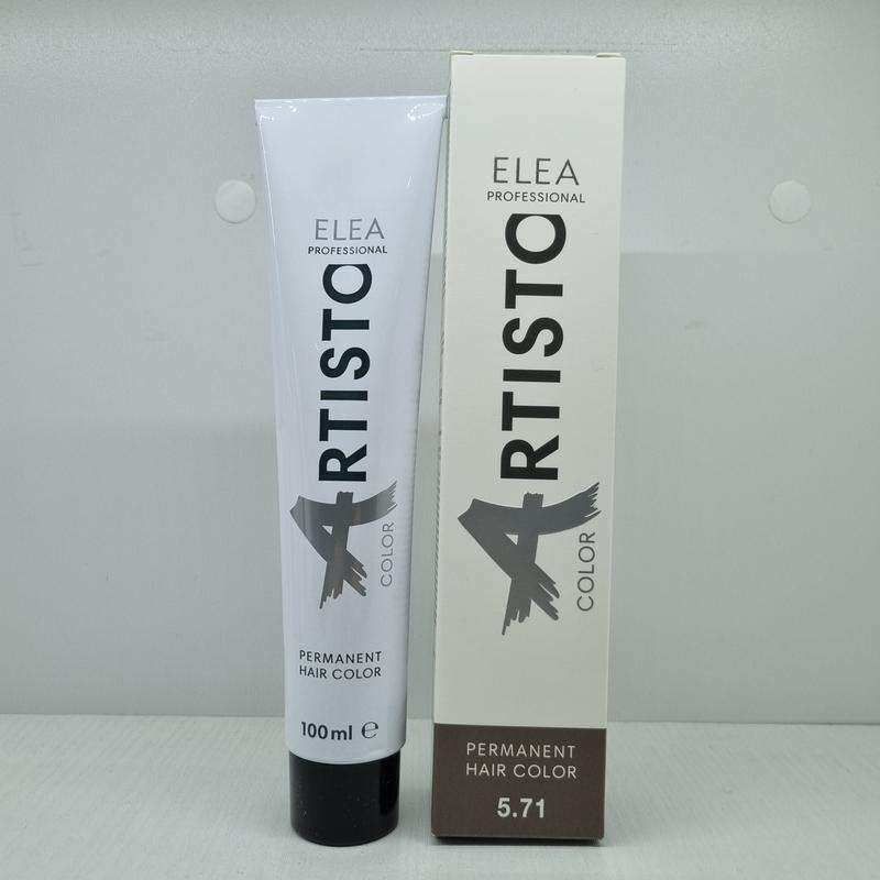 Elea professional artisto color крем-краска для волос 5.71 светлый ...