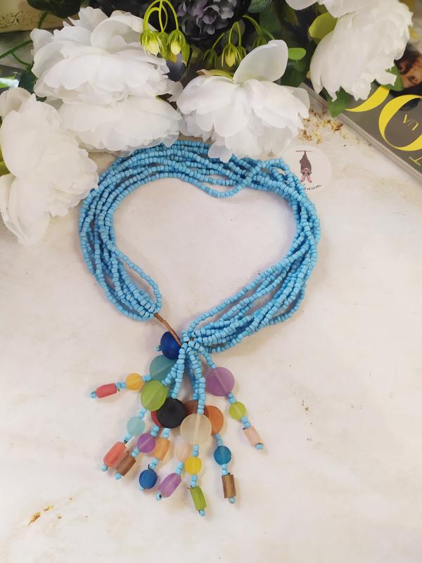 Бусики бісер під шию — ціна 93 грн у каталозі Кольє і намиста Купити