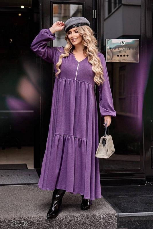 Красиве довге плаття батал — ціна 1050 грн у каталозі Довгі сукні Купити жіночі речі за