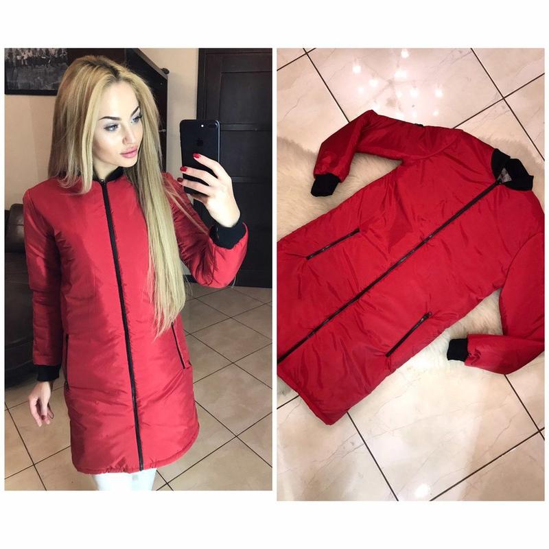 Курточка подовжена — ціна 385 грн у каталозі Куртки Купити жіночі речі за доступною ціною на