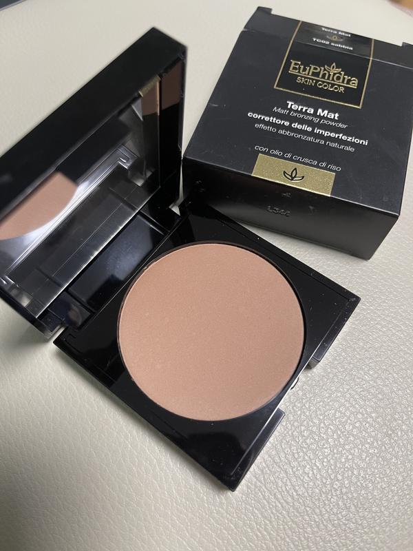 Бронзуюча пудра середнього відтінку euphidra terra mat bronzing powder ...