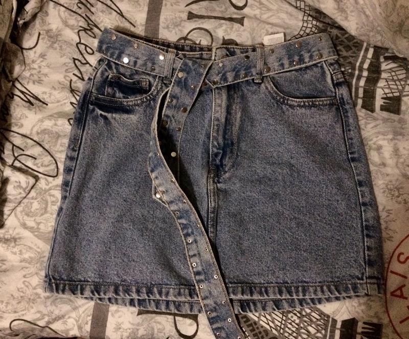 Джинсова спідниця — ціна 350 грн у каталозі Міні спідниці Купити жіночі