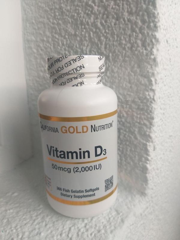 California gold nutrition, вітамін д3, vitamin d3, 50 мкг (2000 мо ...