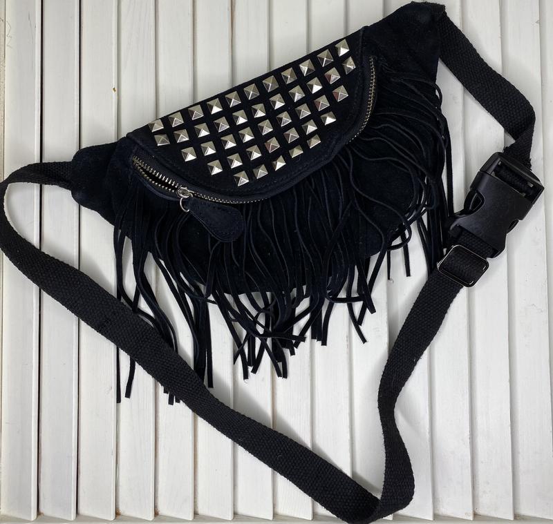 Крута замшева бананка — ціна 560 грн у каталозі Бананки Купити аксесуари за доступною ціною на