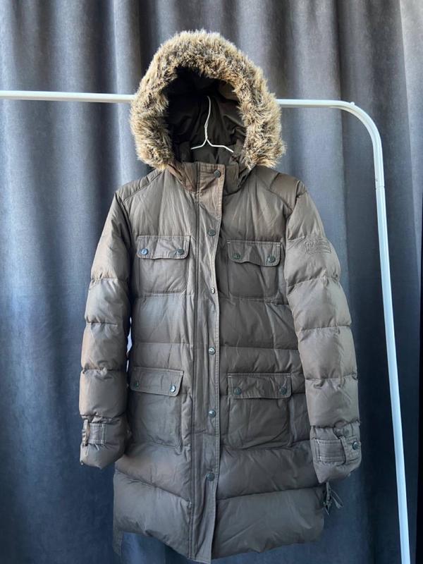 Пухова парка куртка зимова барбур barbour жіноча куртка на зиму на пуху ...