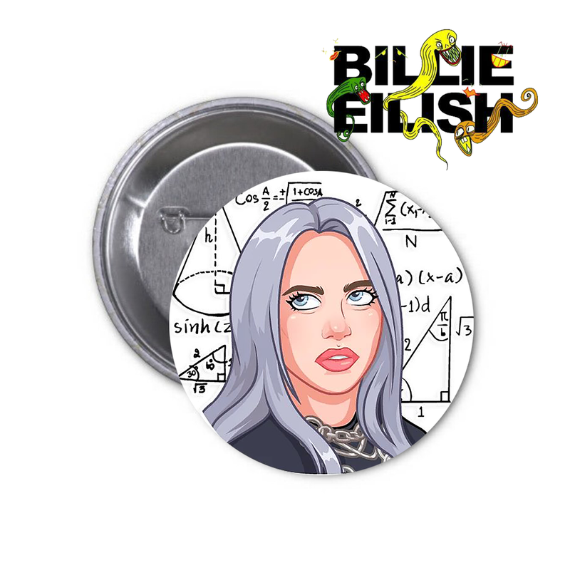 Значок Billie Eilish билли айлиш — цена 35 грн в каталоге Сувениры Купить товары для дома и быта
