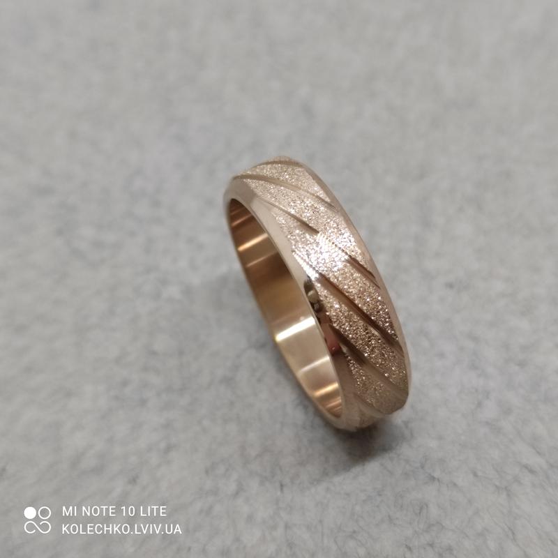 Позолочене колечко зі сталі 22р — ціна 125 грн у каталозі Кільця і ...