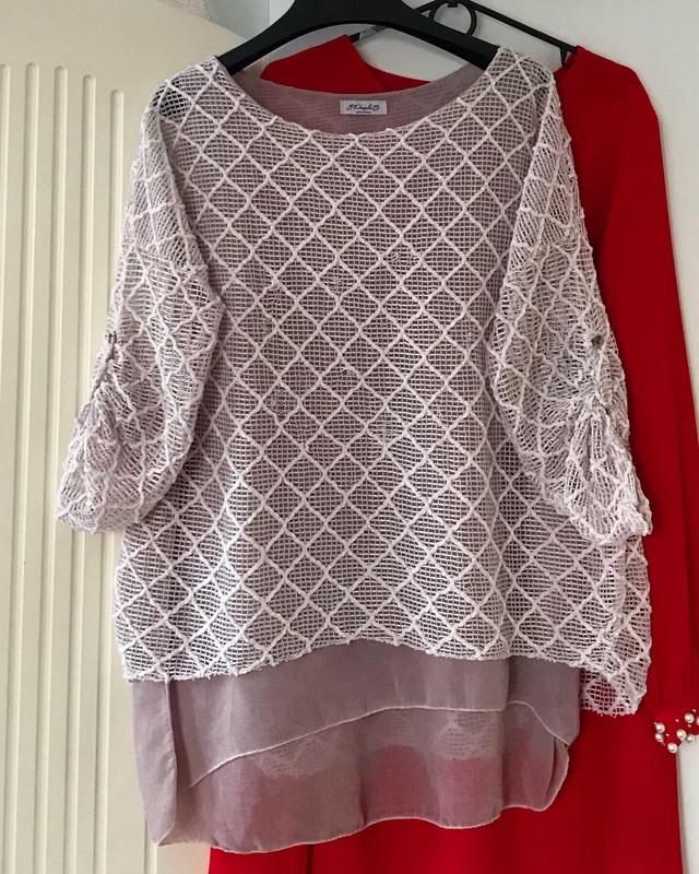 Кружевна блуза кофтинка — ціна 250 грн у каталозі Блузи Купити жіночі речі за доступною ціною