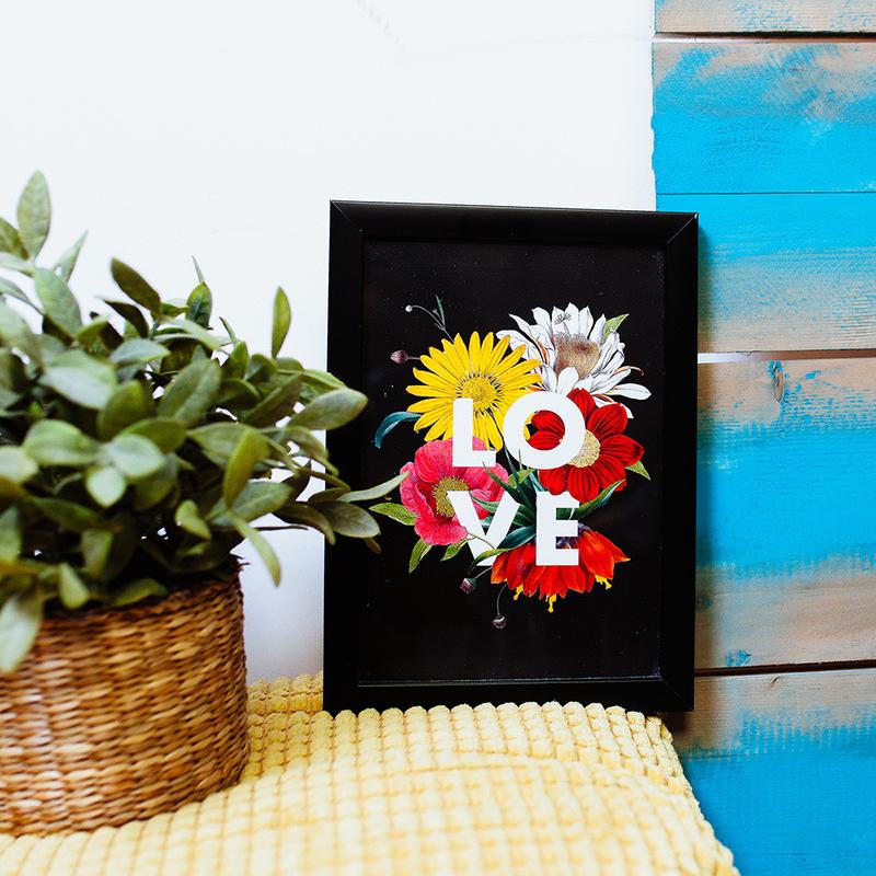 Постер у рамці Love A3 Mt3 20l007 — ціна 375 грн у каталозі Постери Купити товари для дому та