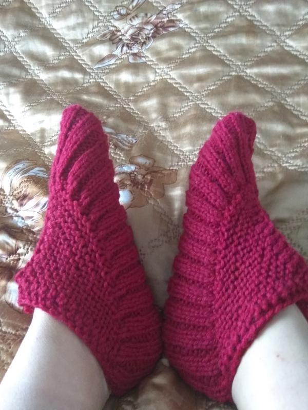 Тапочки вїхав повязані домашні — ціна 30 грн у каталозі Капці Купити жіночі речі за доступною