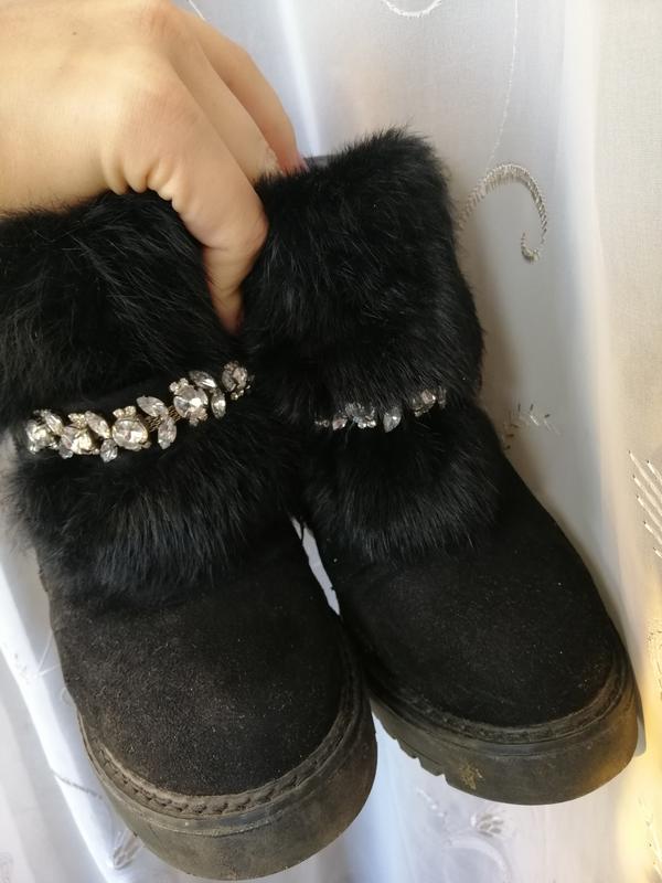 Замшеві чобітки — цена 300 грн в каталоге Ботинки Купить женские вещи по доступной цене на Шафе