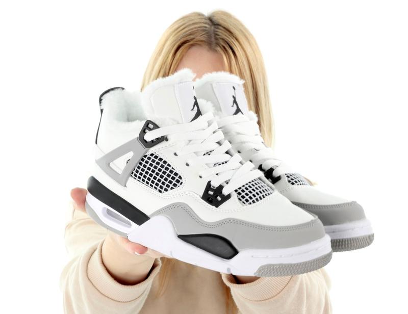 Зимние кроссовки nike air jordan 4 winter fur (зима, внутри мех) — ціна ...
