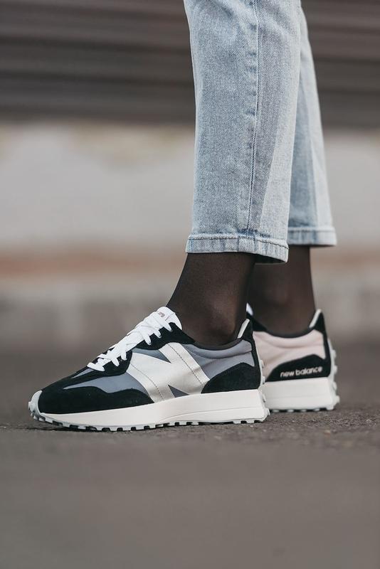 New balance 327 black beige, кроссовки женскиеee баланс, кроссовки ...