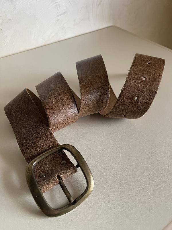 Кожаный широкий ремень Handm — цена 199 грн в каталоге Ремни Купить аксессуары по доступной цене