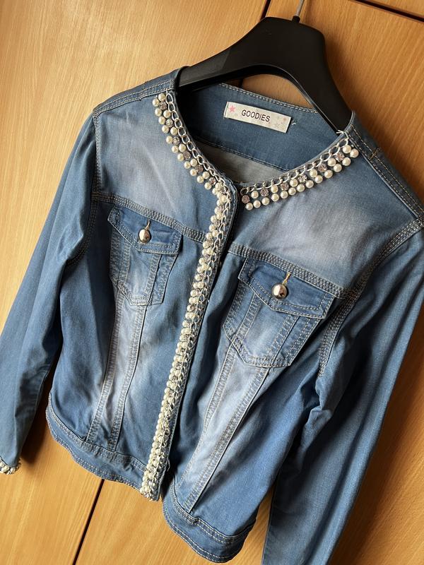 Джинсовий піджак — цена 250 грн в каталоге Пиджаки и жакеты Купить женские вещи по доступной