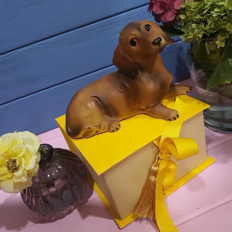 Керамическая статуэтка такса Dachshund — цена 400 грн в каталоге Статуэтки Купить товары для