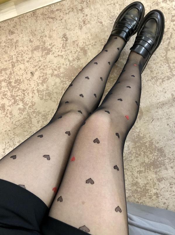 Женские колготки из сердечками Giulia — цена 165 грн в каталоге