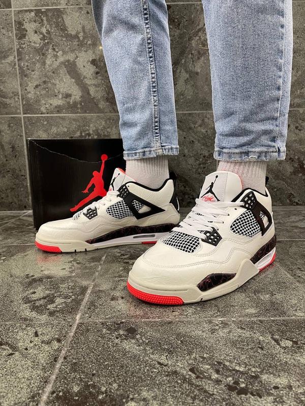 Брендовые кроссовки / качественные кроссовки nike air jordan retro 4 на ...