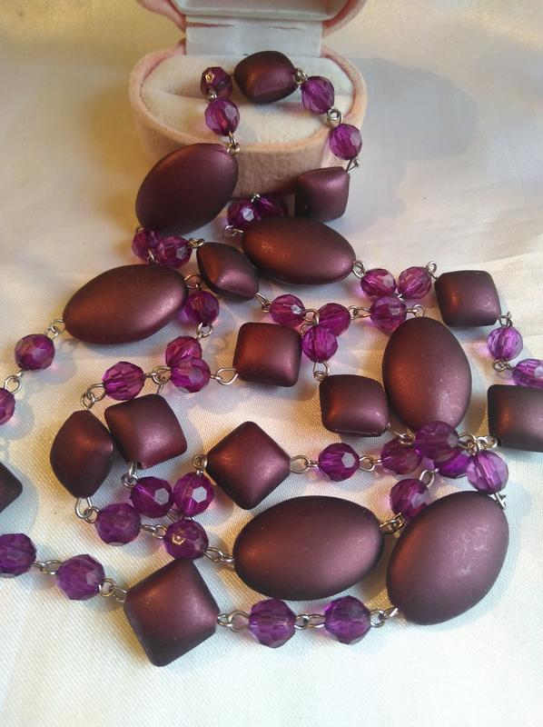 Бусы винтаж времен ссср пластик — ціна 150 грн у каталозі Кольє і намиста Купити аксесуари за