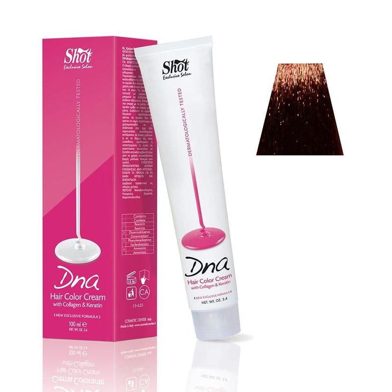 Крем-фарба для волосся з колагеном shot dna hair color crem (колір: 6. ...
