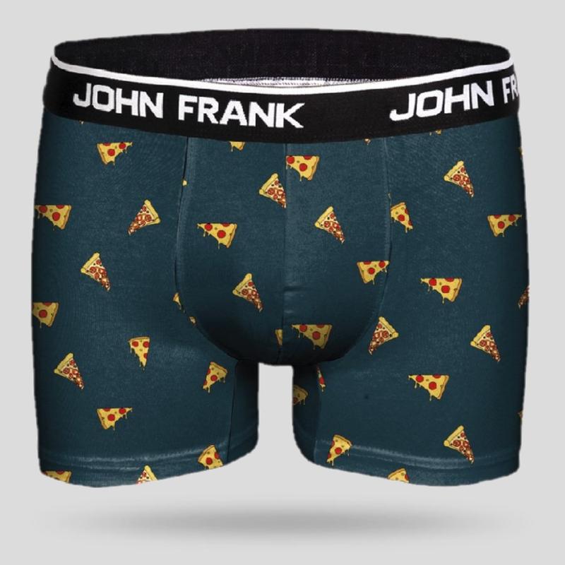 Трусы мужские john frank синие с пиццей jfbd299 — цена 599 грн в ...