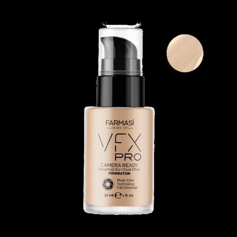 Тональный крем с эффектом фотофильтра vfx pro 02 айвори make up farmasi ...
