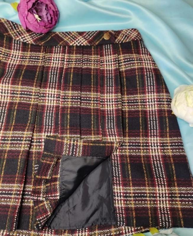 Твідова спідниця у клітинку юбка — цена 149 грн в каталоге Мини юбки Купить женские вещи по