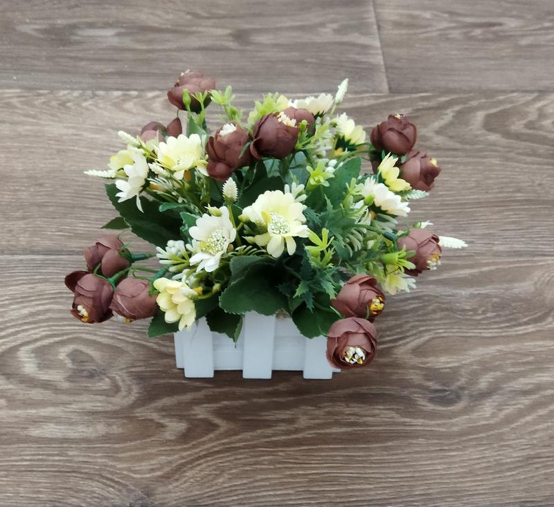 Композиція з штучних квітів — ціна 295 грн у каталозі Штучні квіти Купити товари для дому та