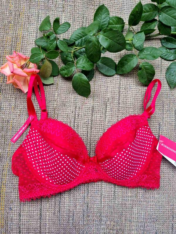 Бюстгальтер passionata by chantalle в принт "горошек " 70а, 70в, 70с ...