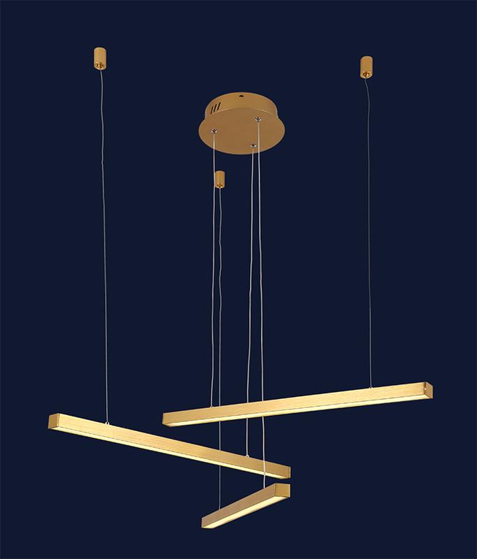 Люстра Led 918lp457 3 Gd 600mm — ціна 3550 грн у каталозі Люстри Купити товари для дому та