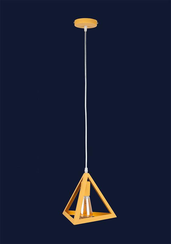 Підвіс на одну лампу в стилі Loft 756pr220 1 Yellow — ціна 355 грн у каталозі Люстри Купити