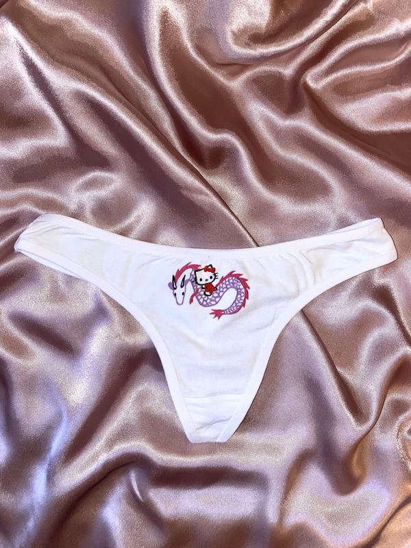 Hello kitty з драконом стрінги💕 нові стрінги хеллоу кітті — ціна 50 грн ...