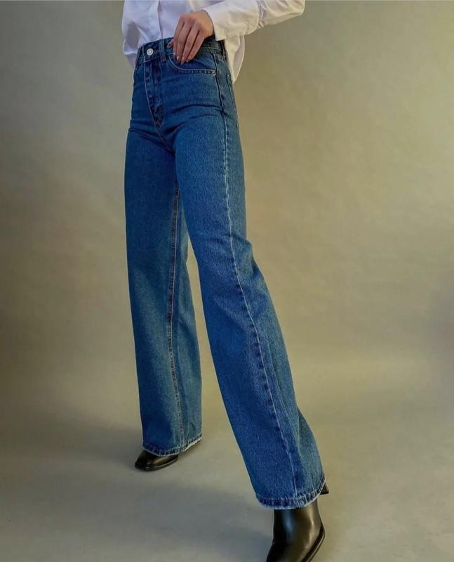Джинси палаццо широкі — ціна 420 грн у каталозі Джинси Купити жіночі речі за доступною ціною на