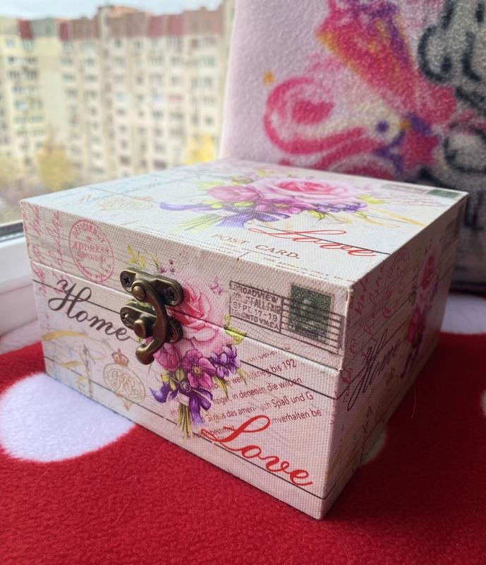 Яскрава кринька з квітами🌷 — ціна 185 грн у каталозі Скриньки Купити товари для дому та побуту