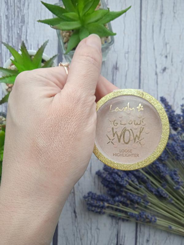 Рассыпчатый хайлайтер lovely glow wow loose highlighter тон gold — цена ...