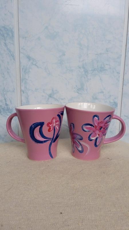 Красивые чашки 2 штуки — ціна 65 грн у каталозі Чашки Купити товари для дому та побуту за