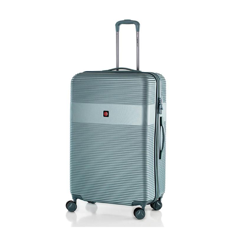 Дорожный чемодан на колесах swissbrand cairo (s) teal (swb_lhcai503s ...