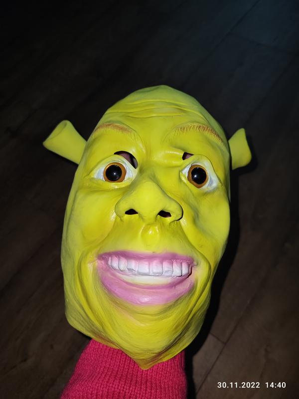 Маска шрека силіконова — ціна 140 грн у каталозі Карнавальні костюми Купити товари для дому та