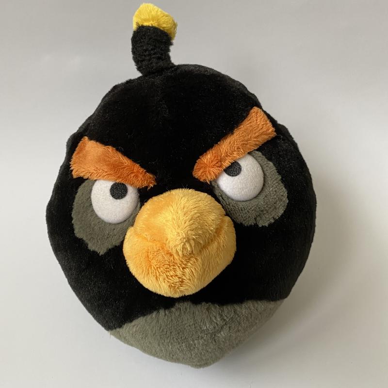 Мягкая игрушка энгри бёрдс птица бомб angry birds — цена 450 грн в ...