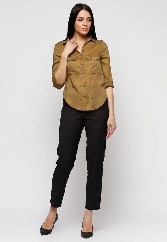 Стильные брюки, штаны, классика, с атласными лентами h&m! xs — цена 550 ...