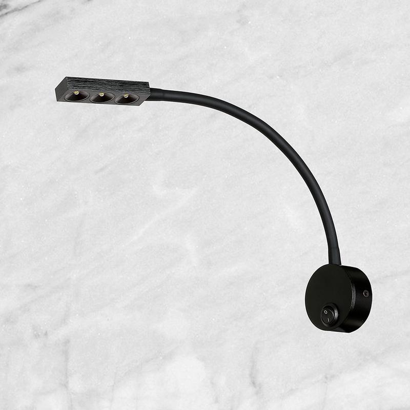 Чёрный прикроватный светильник — цена 609 грн в каталоге Бра Купить товары для дома и быта по