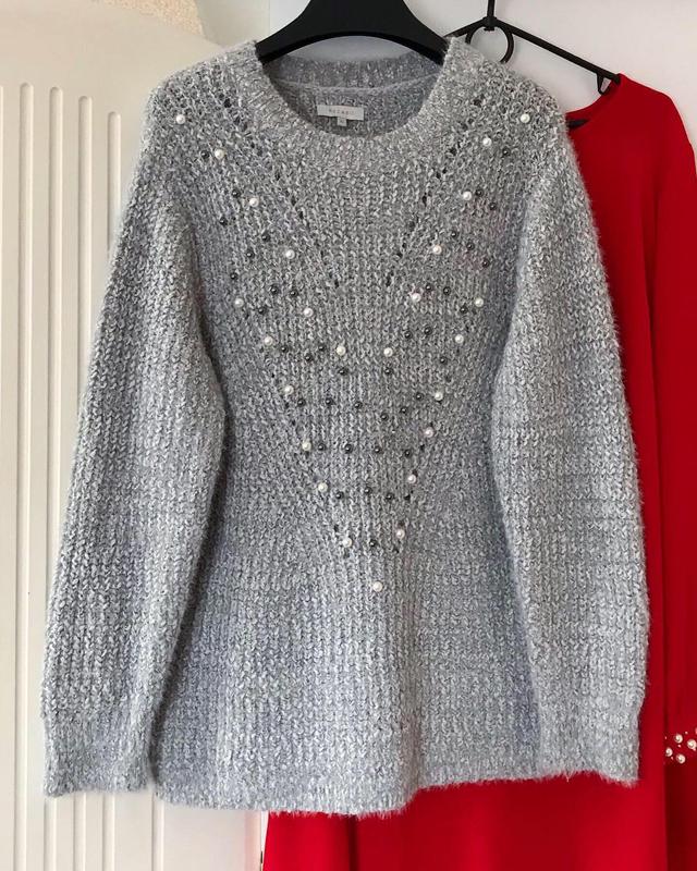 Кофта свитер з бусинами — цена 350 грн в каталоге Свитеры Купить женские вещи по доступной