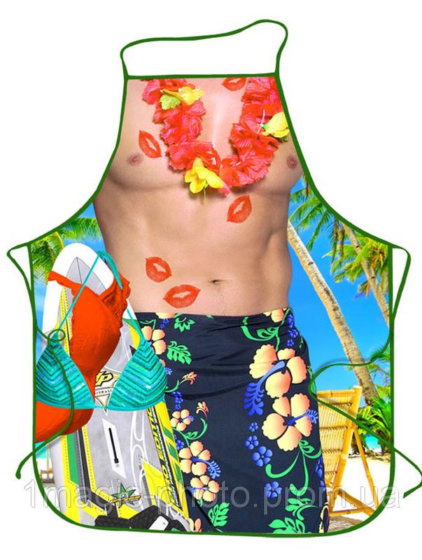 Прикольні фартухи гавайський мачо — ціна 352 грн у каталозі Фартухи
