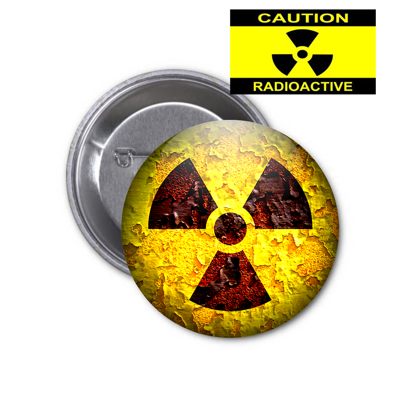 Значок Radiation Nuclear радиация — цена 35 грн в каталоге Сувениры Купить товары для дома и
