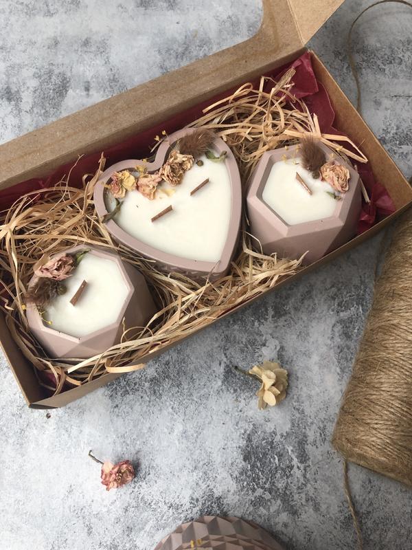 Набір соєвих свічок — ціна 295 грн у каталозі Свічки Купити товари для дому та побуту за