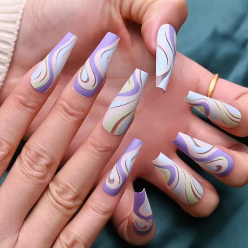 Накладные ногти 24 штуки — цена 190 грн в каталоге Накладные ногти Купить товары для красоты и