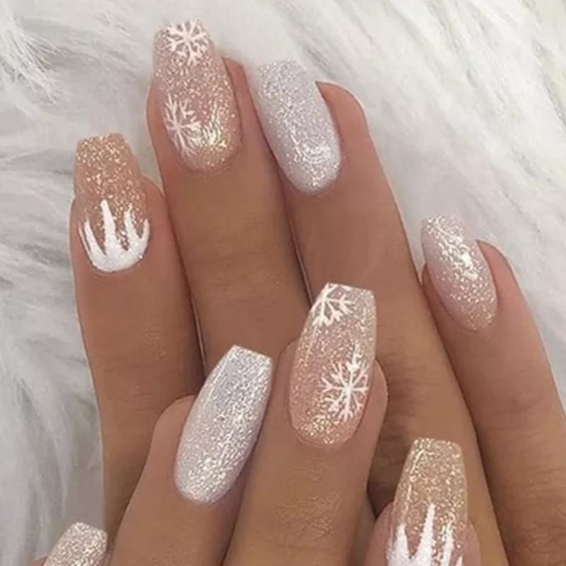 Накладные ногти 24 штуки — цена 220 грн в каталоге Накладные ногти Купить товары для красоты и